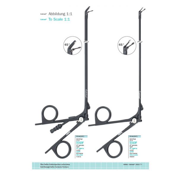 Calvian larynx bipolar forceps sutter - Getremed